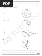 Circle Theorem CSEC Questions | PDF | Circle | Angle