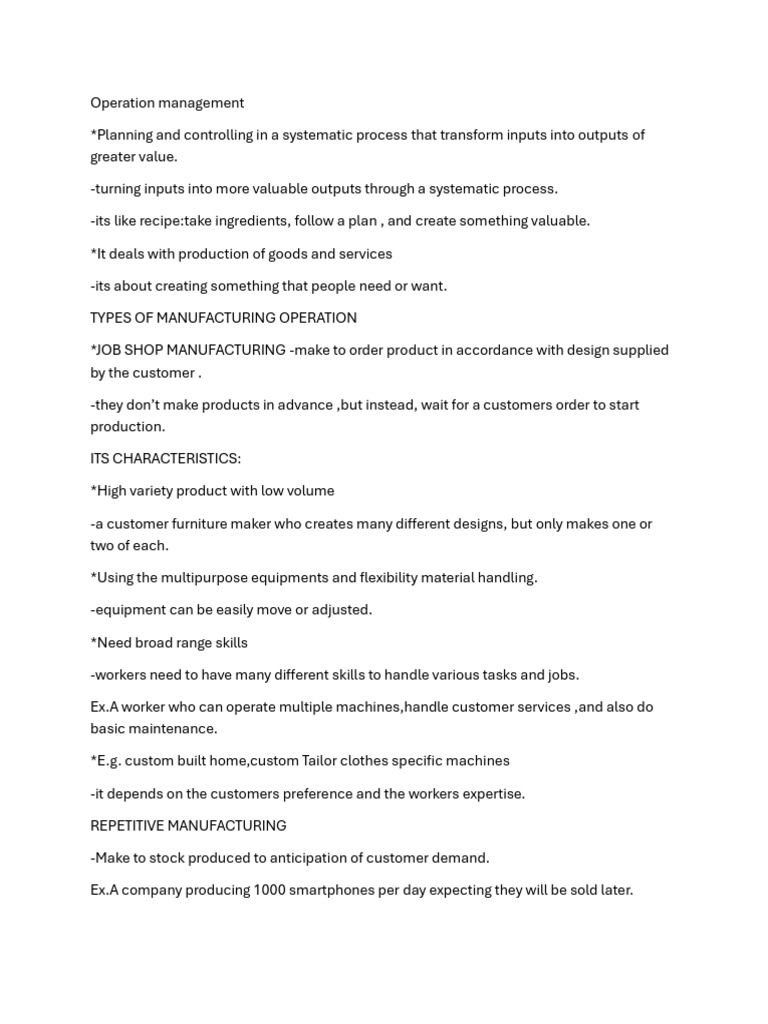 Document Operation Management | PDF