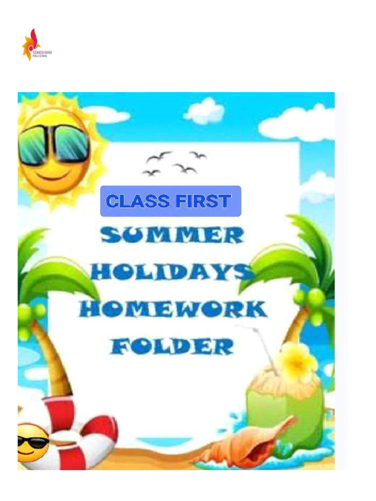 Class 1 Holiday Homework Guide | PDF