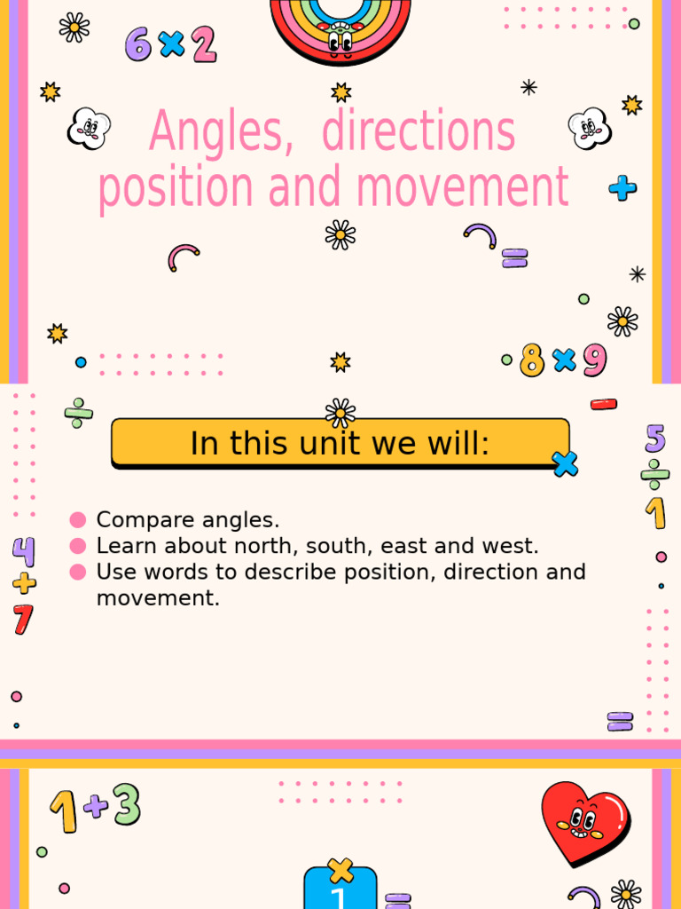 Unit 15 - Angles and Position | PDF | Angle | Learning
