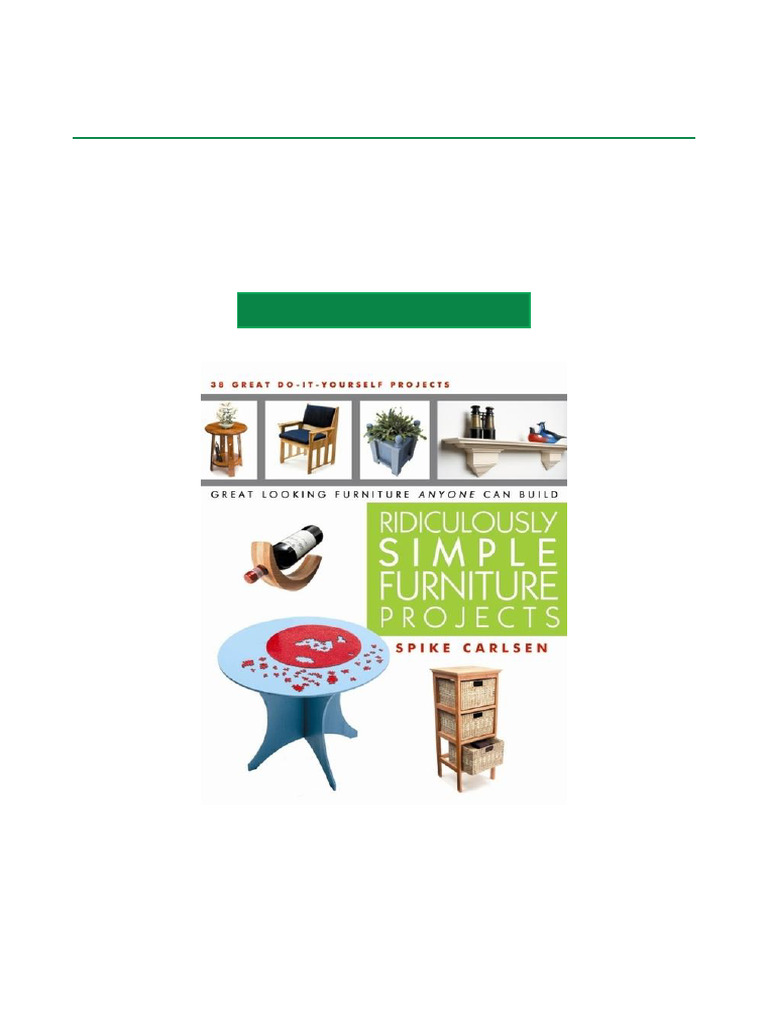 Compare Ridiculously Simple Furniture Projects Great Looking Furniture ...