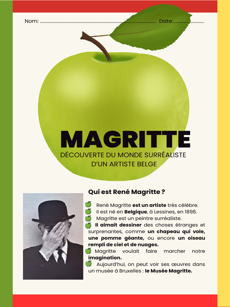 Actividad Magritte Rene P2B | PDF | Échecs