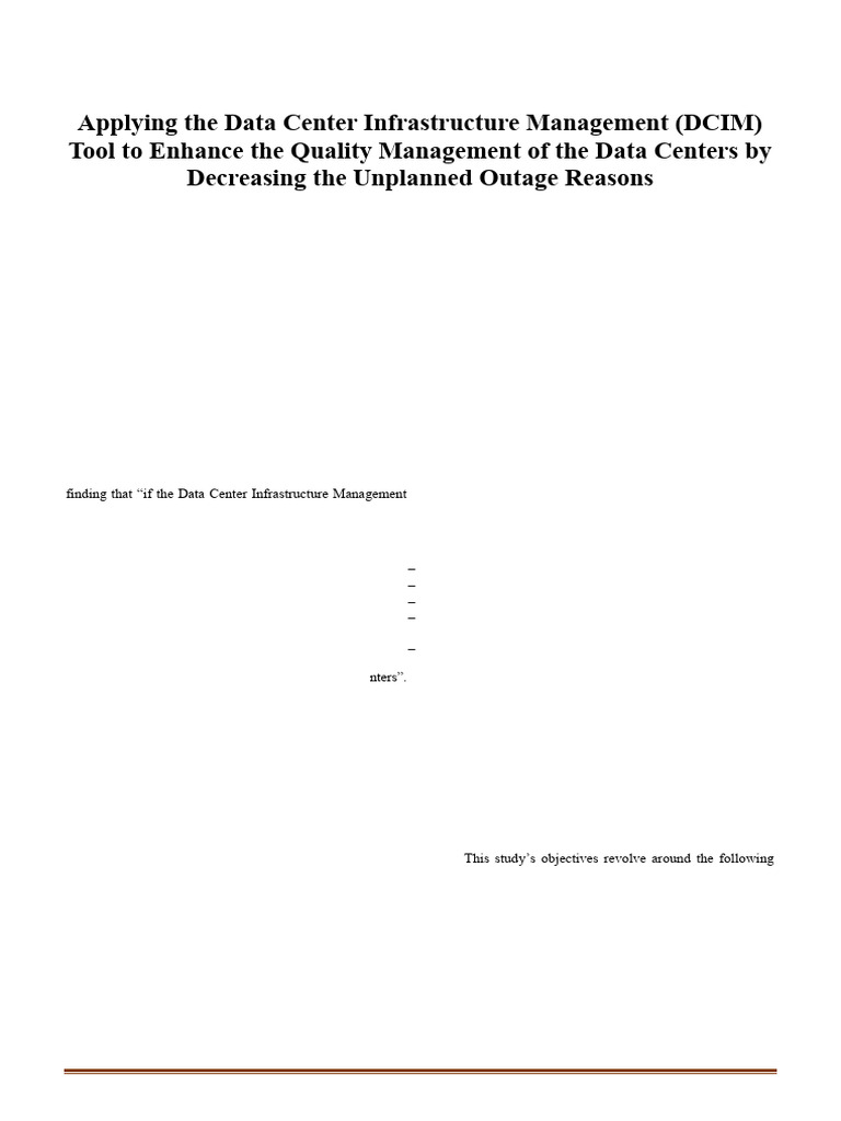 23 Applying The Data Center Infrastructure Management Dcim Tool To ...