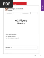 A2 Flyers Speaking Test: Find Differences | PDF | Student Assessment ...
