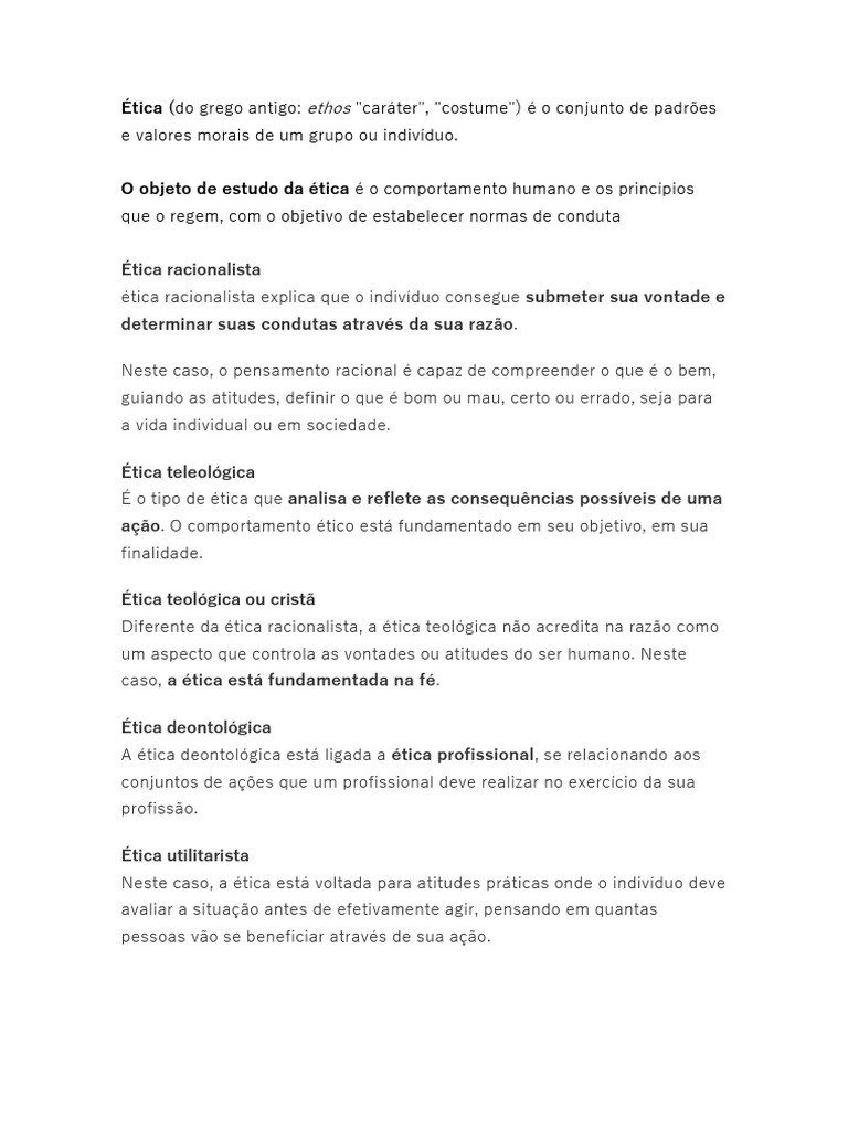Ética | PDF