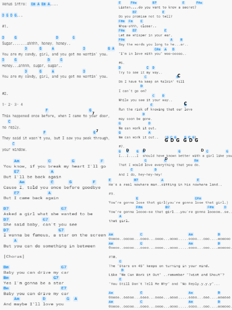 Stars On 45 Medley | PDF