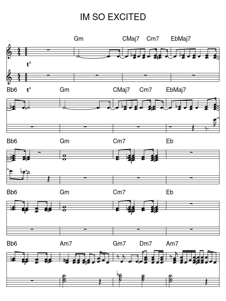 Im So Excited | PDF
