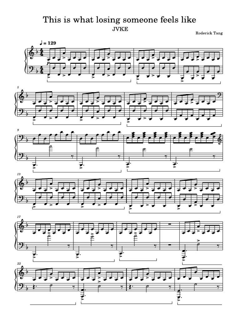 This Is What Losing Someone Feels Like - JVKE | PDF