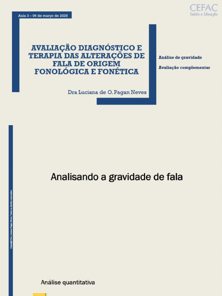 Aula3 06.03.25 CEFAC Alunos | PDF