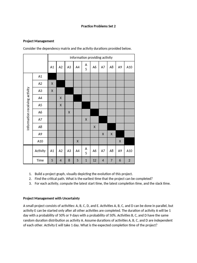 Practice Problems Set 2-1 | PDF | Chocolate | Applied Mathematics