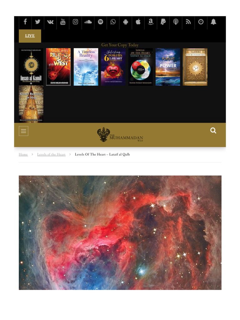 Levels of The Heart - Lataif Al Qalb - Nur Muhammad Realities Biography ...