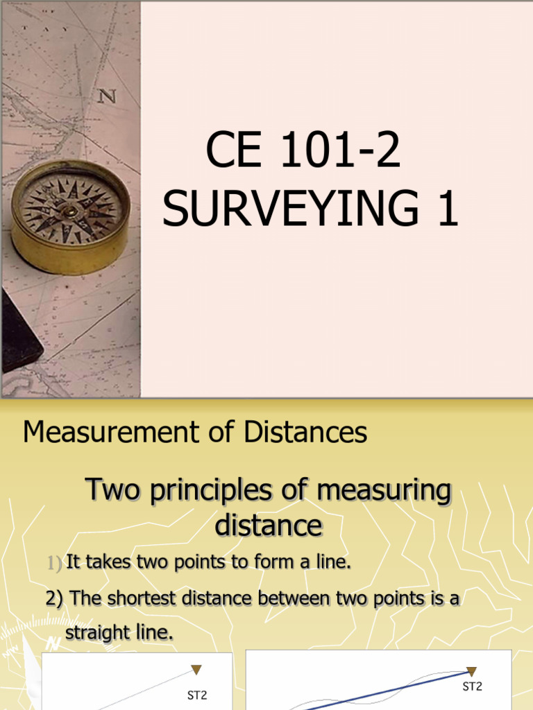 CE 101-2 - MO11 Lecture 3 - Measurement of Distance 2nd Term 2022-23 ...