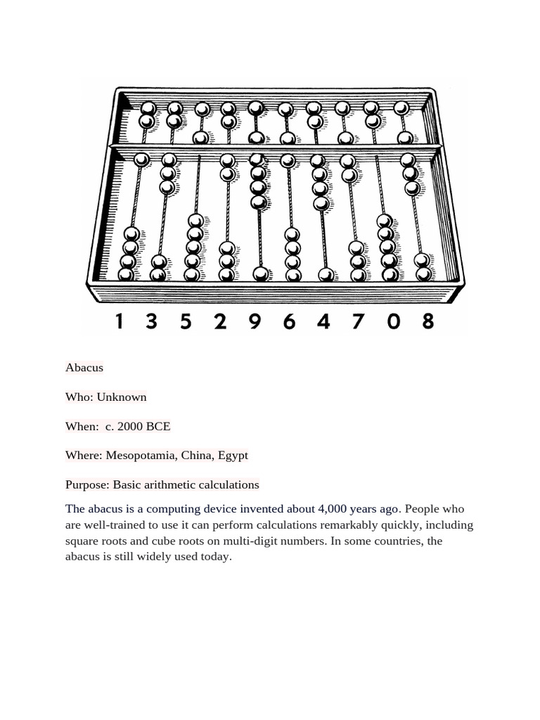 Abacus | PDF
