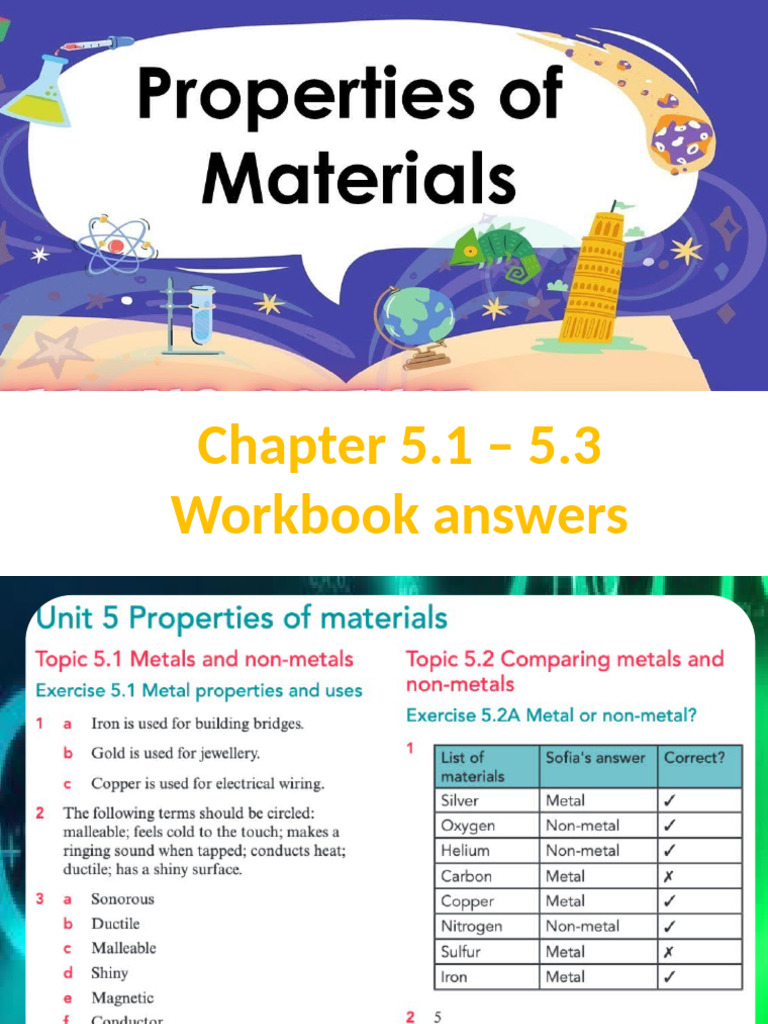 Properties of Materials WB Answers | PDF