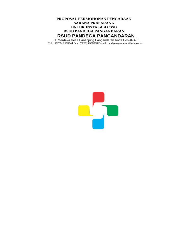 PROPOSAL PERMOHONAN PENGADAAN | PDF