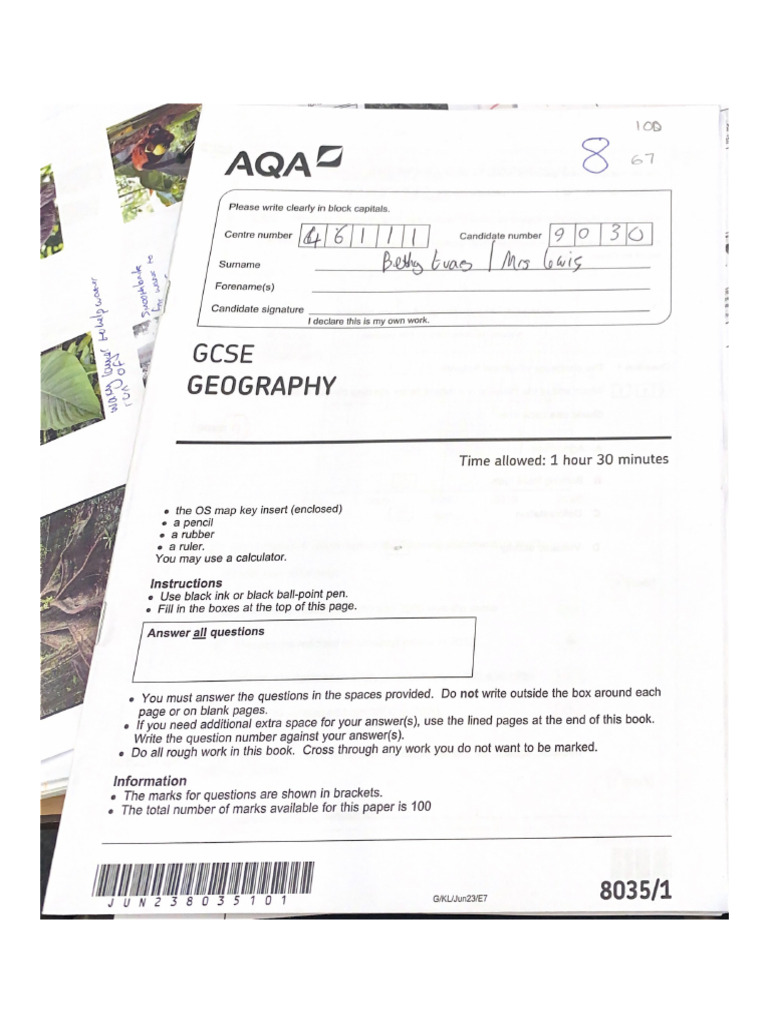 Please Write Clearly in Block Capitals. | PDF