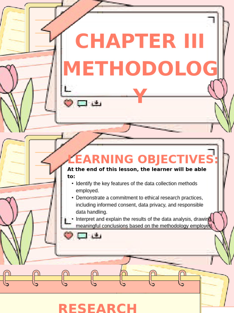 Chapter III Methodology 1 | PDF | Survey Methodology | Methodology