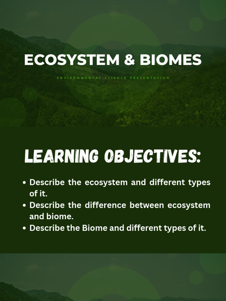 Ecosystem and Biomes-Blk. C | PDF | Ecosystem | Grassland