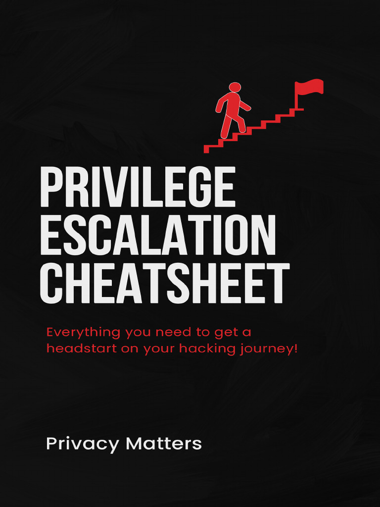 Privilege Escalation Cheatsheet | PDF