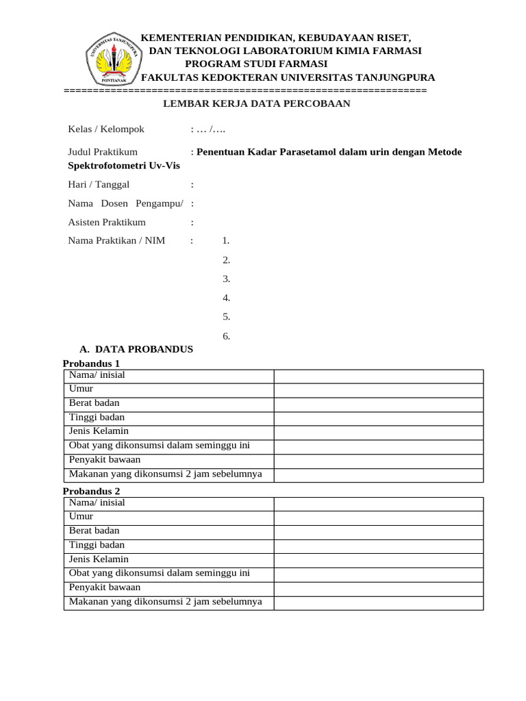 Modul Praktikum Kimia Klinik P3-41-42-1 | PDF