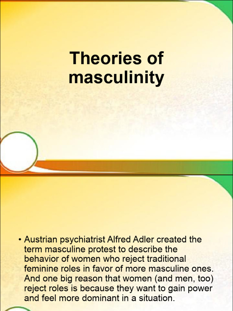 Adler's Masculine Protest Theory | PDF