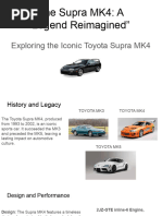 Toyota Supra Mk4 Template | PDF