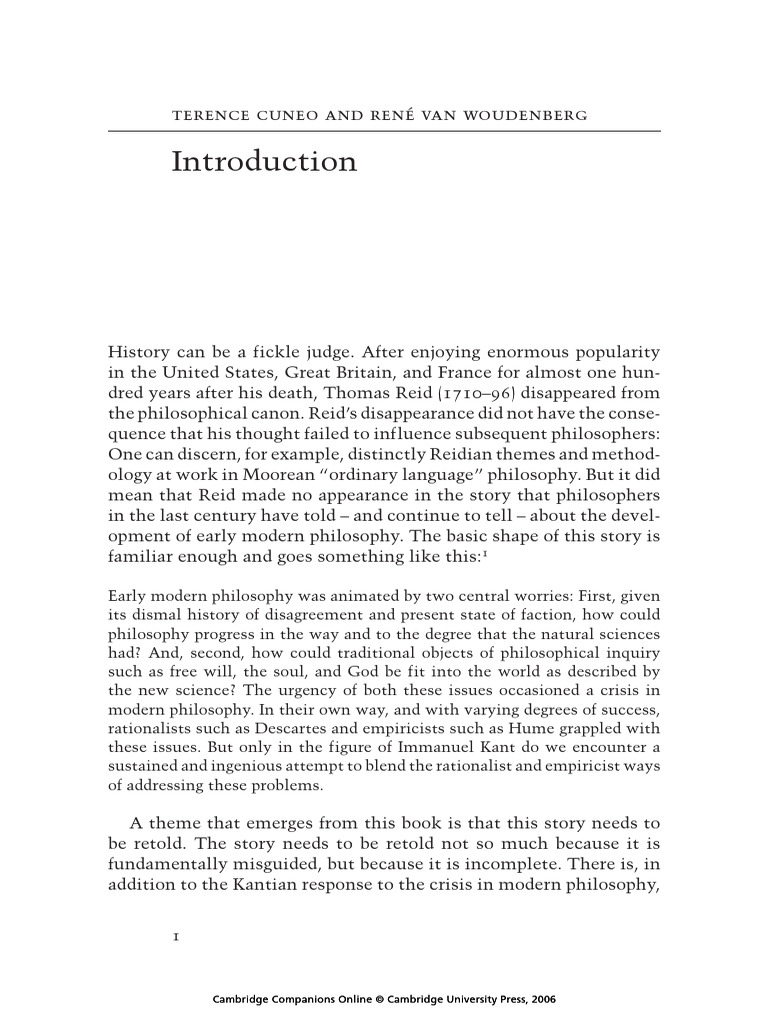 Terence Cuneo, René Van Woudenberg The Cambridge Companion To Thomas ...