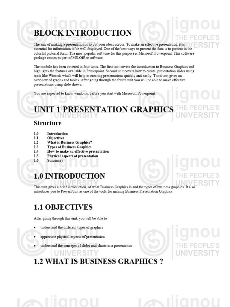 Effective Business Graphics in PowerPoint | PDF | Graphics | Microsoft ...