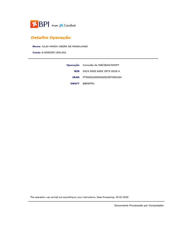 Bpi Iban-Swift | PDF