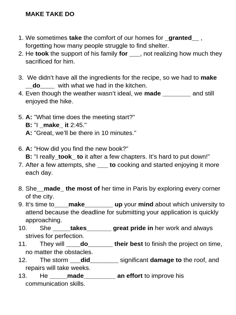 Make Take Do | PDF