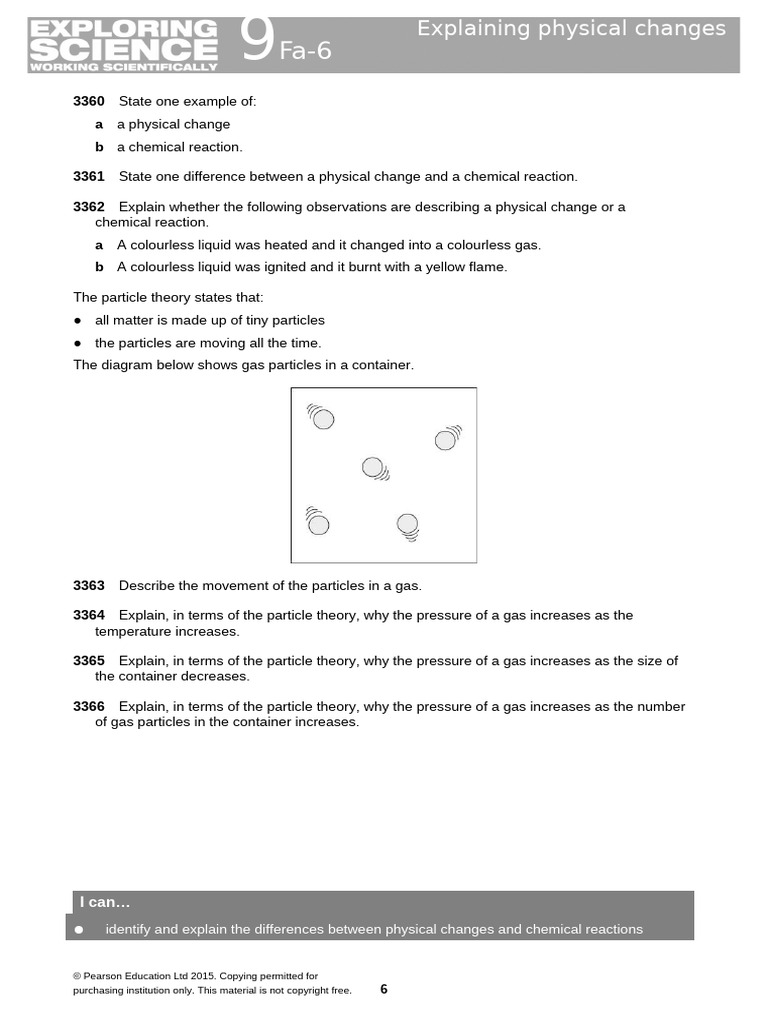 9fa-6 Expl Phys Changes | PDF