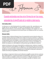 Triptico de La Tolerancia | PDF | Tolerancia | Política (general)
