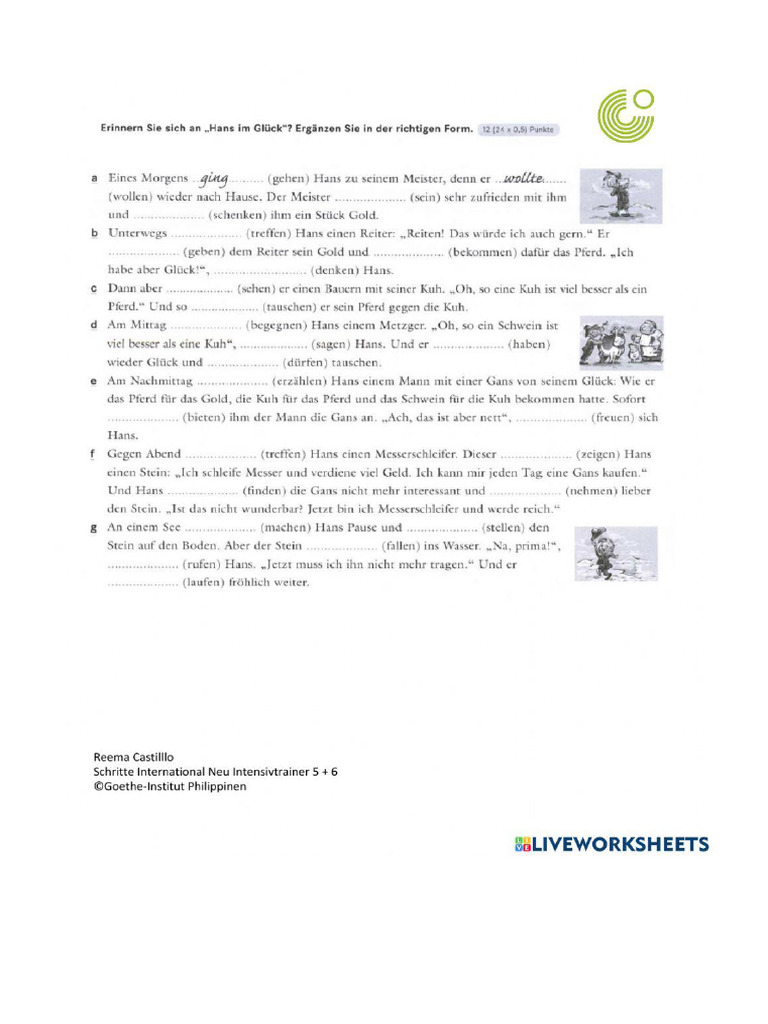 Worksheet 221254 | PDF