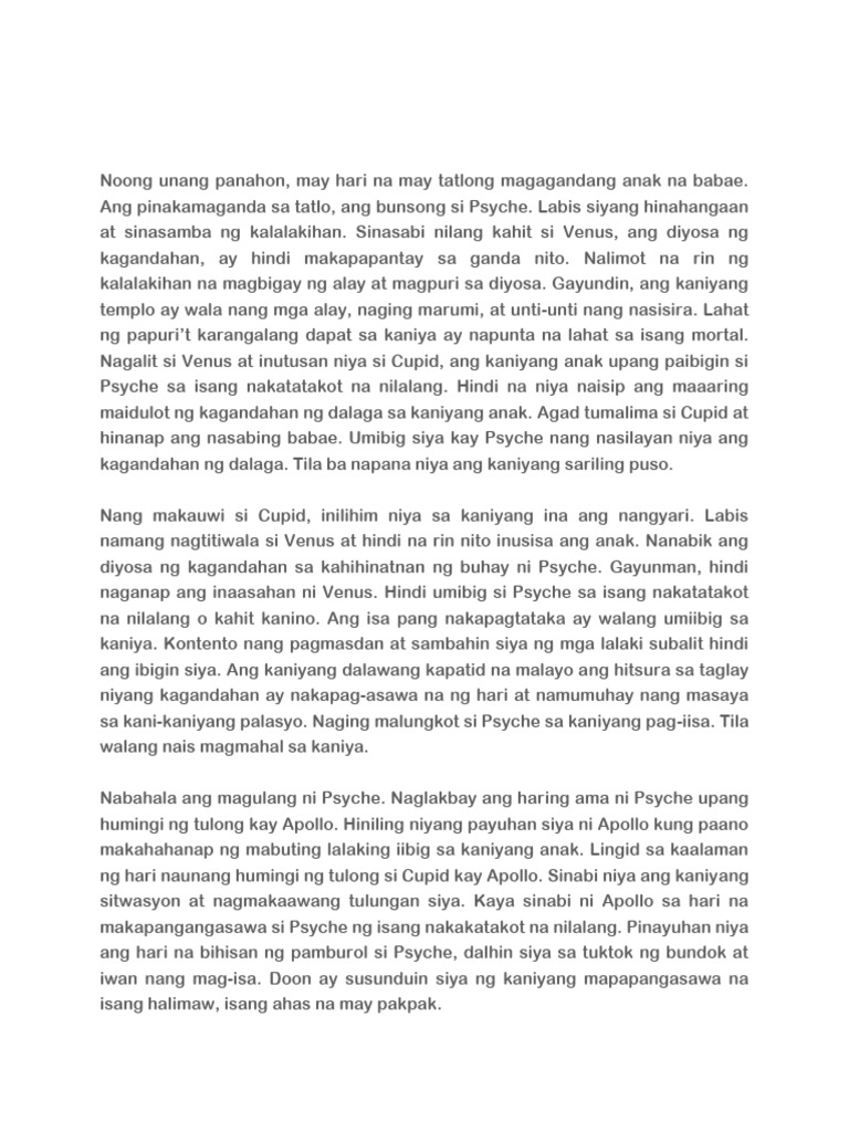 Cupid at Psyche | PDF