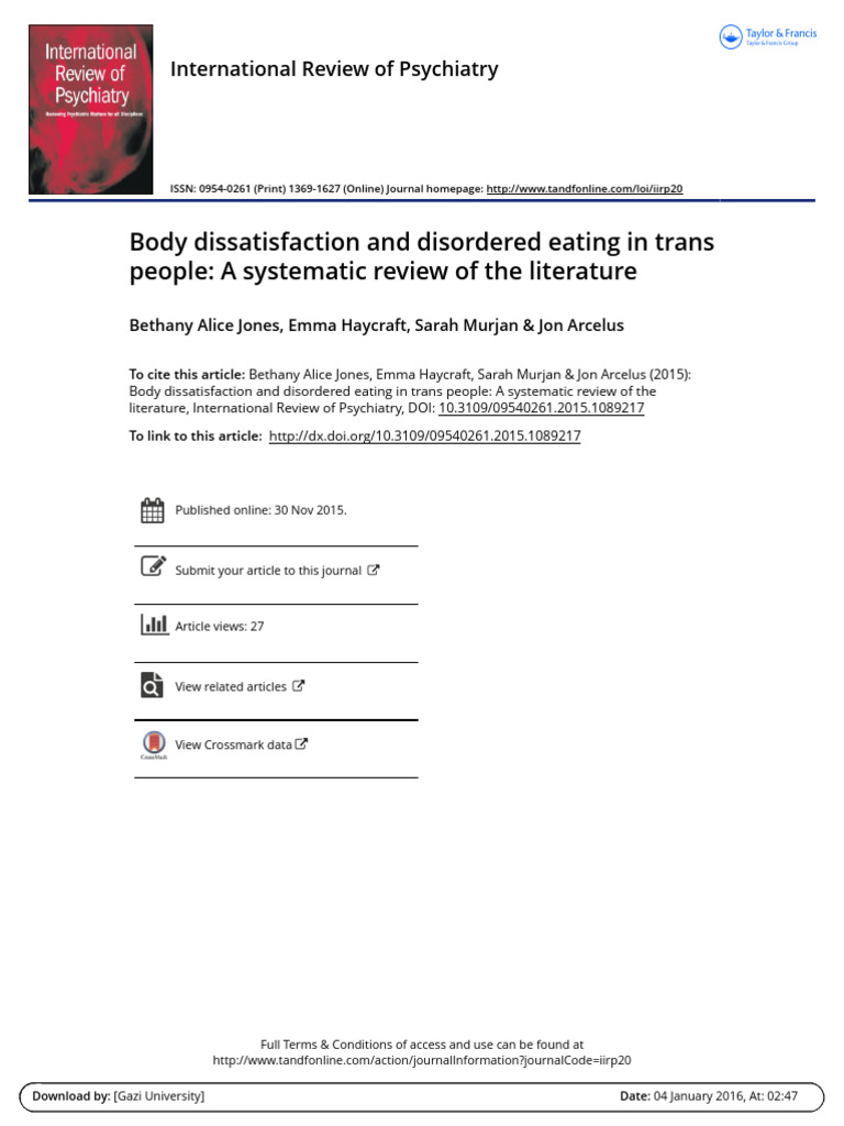 Jones 2015 | PDF | Transsexual | Transgender