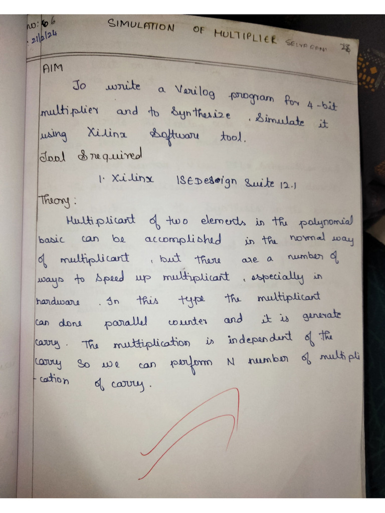 VLSI Lab Ex 4,5 | PDF