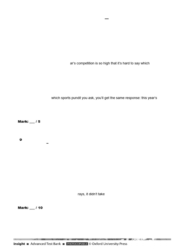 Cumulative Skills Test Units 1-10 Test B | PDF