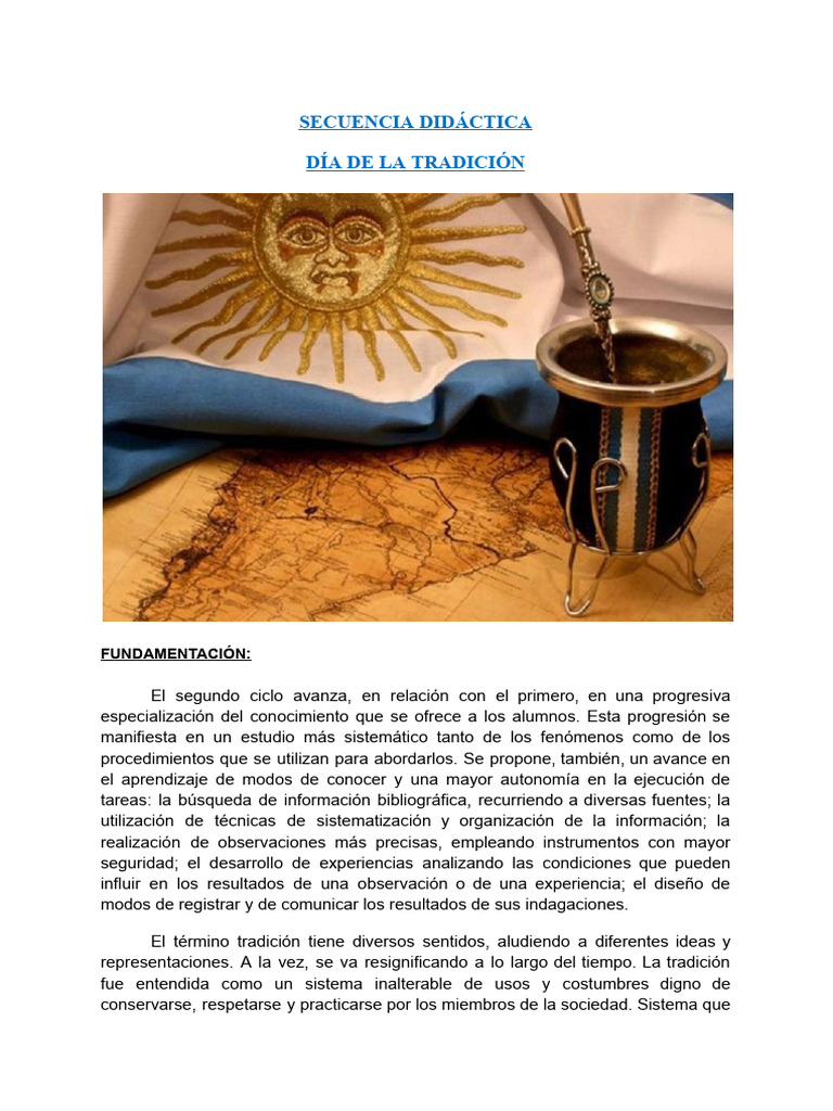 Tradición | PDF | Tradiciones | Carne