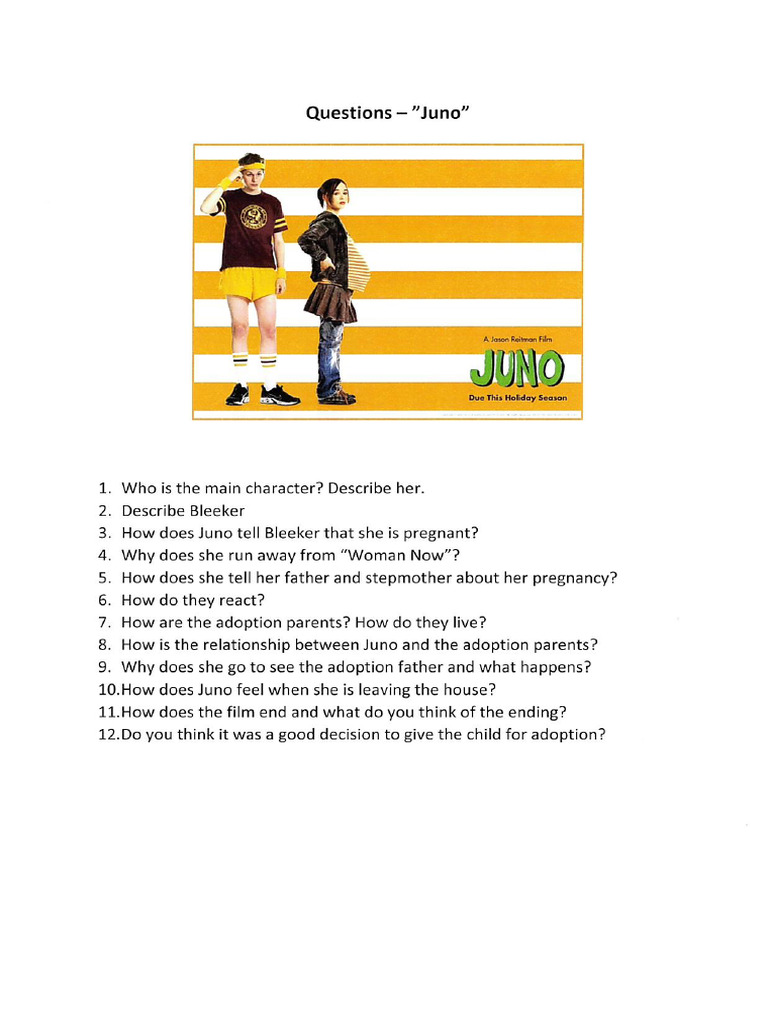 Questions Juno | PDF