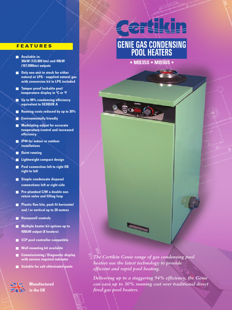 Genie Brochure | PDF | Natural Gas | Sustainable Technologies