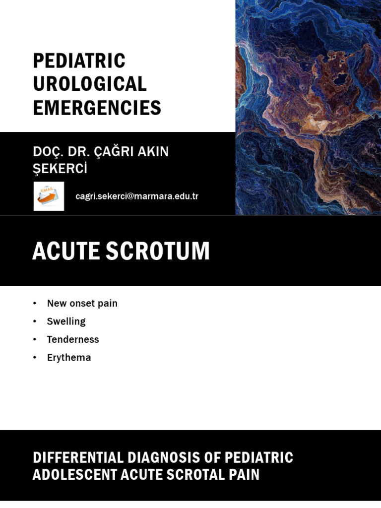 Pediatric Urological Emergencies | PDF | Clinical Medicine | Testicle