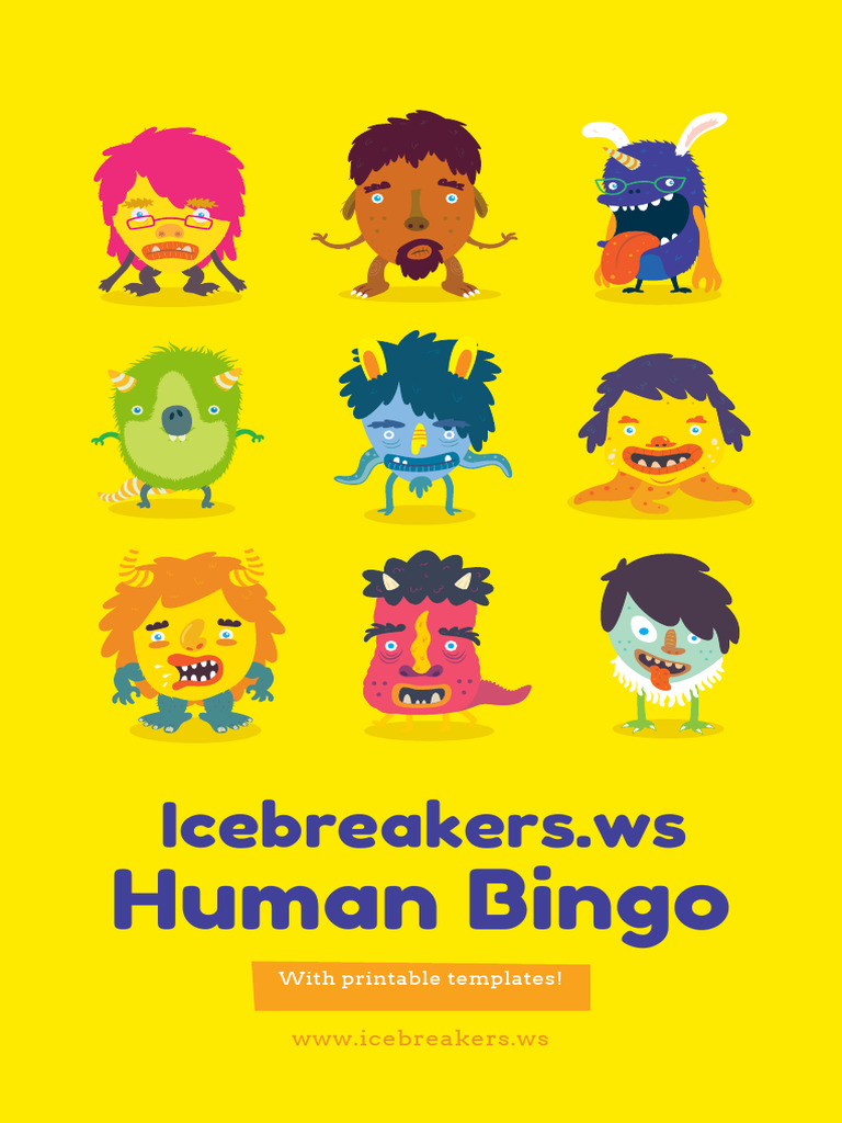 Icebreakers - WS: Human Bingo | PDF