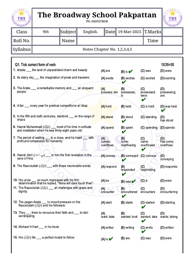 9th English Notes Chapter No. 1,2,3,4,5 | PDF | Prophets And Messengers ...