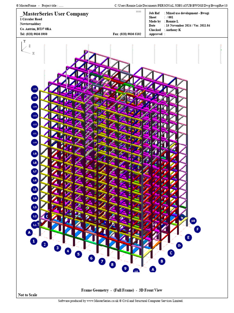 Model and Analysis of Mixed Use Building | PDF | Computing | Computer ...