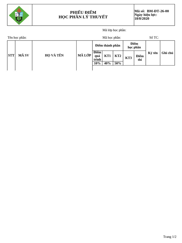 Bm05b Ds Diem Test | PDF