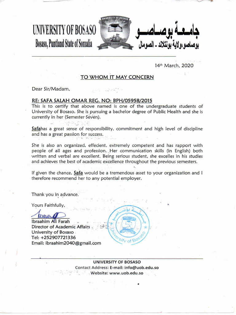 Safa Salah Omar ( Uob) | PDF