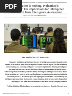 Communicating Probability in Defence Intelligence | PDF