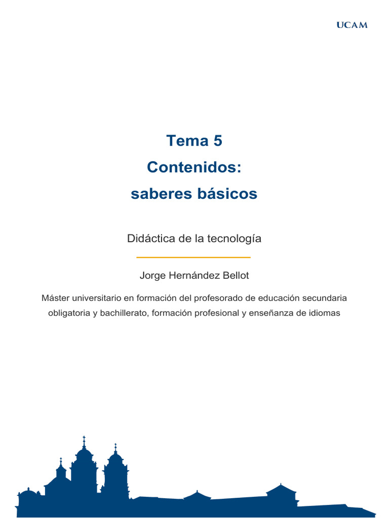 Tema 5.+Saberes+Básicos 25 | PDF | Plan de estudios | Aprendizaje