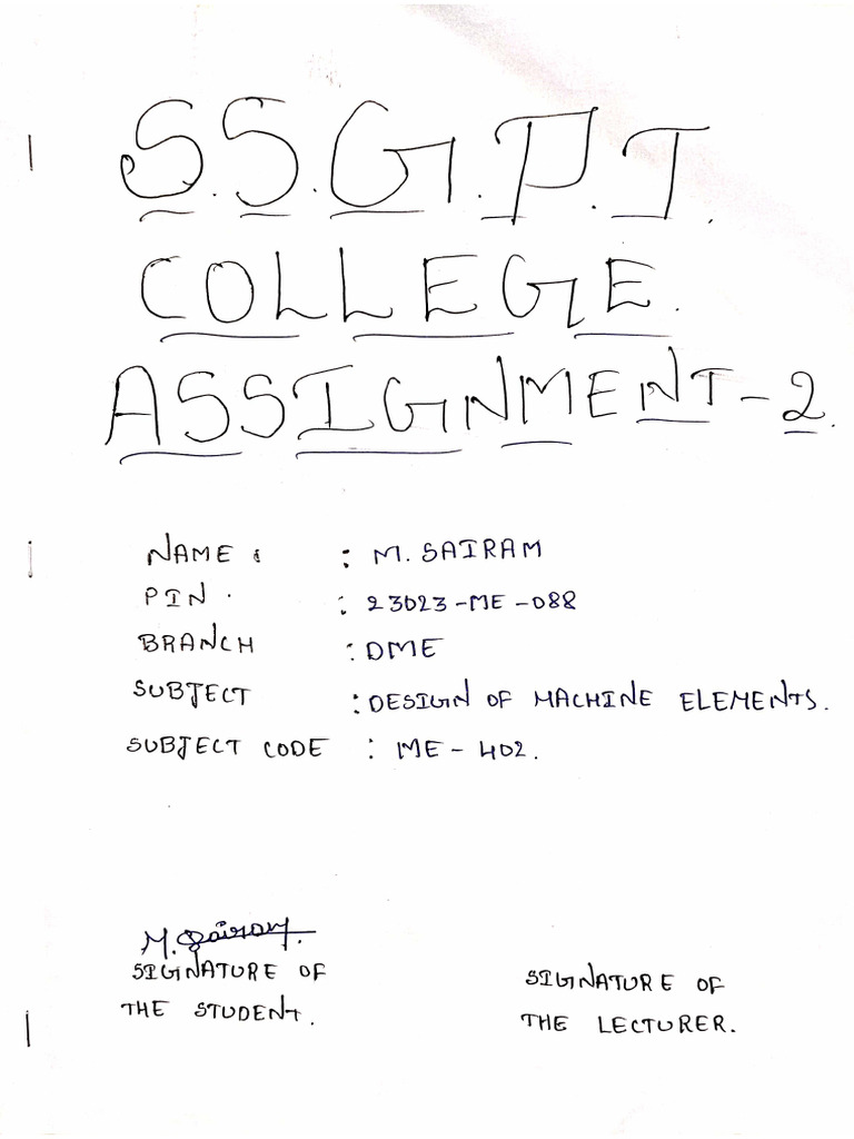 DME Assignment - 2 | PDF