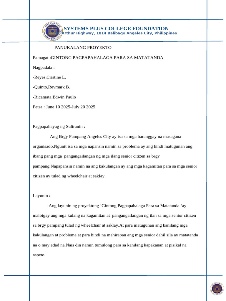 Systems Plus College Foundation: MC Arthur Highway, 1014 Balibago ...